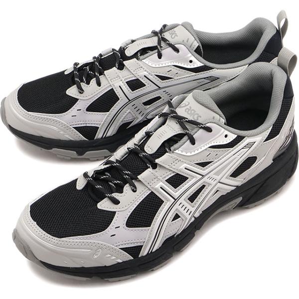 [ ブランド ] アシックス　ASICS[ ジャンル ]スニーカー[ 素　 材 ]アッパー：人工皮革／合成繊維／合成樹脂[ 原産国 ]ベトナムブラック×グレーのコントラストが生む都会的トレイル神戸・布引のトレイルから着想を得た「GEL-NU...