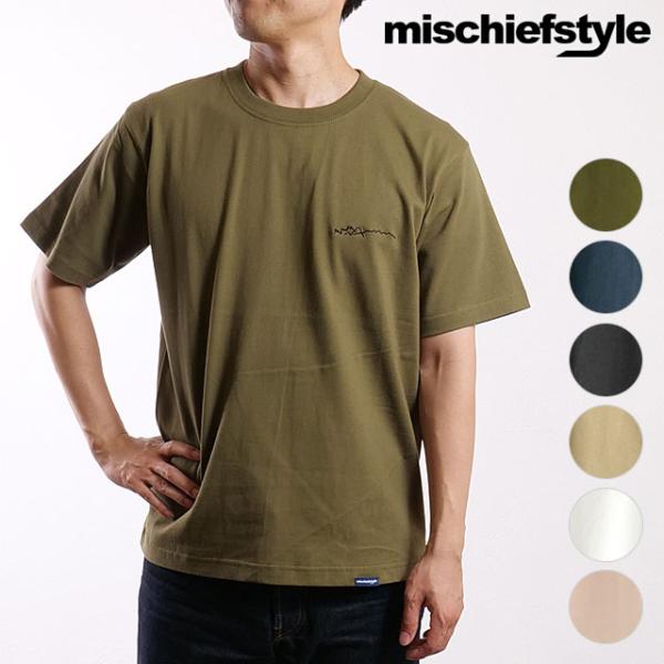 [ ブランド ] ミスチーフスタイル　mischiefstyle[ ジャンル ]Tシャツ／カットソー[ 素　 材 ]綿100％[ サイズ ]身丈×身幅×肩幅×袖丈（cm）Mサイズ：68×52×46×22Lサイズ：72×55×50×22XLサ...