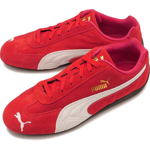 [ ブランド ] プーマ　PUMA[ ジャンル ]スニーカー[ 素　 材 ]アッパー：レザー気軽に履けるドライビングシューズプーマが誇るドライビングシューズ『スピードキャット』。軽快なローカットタイプで、おしゃれなデザインとすっきりとしたシ...