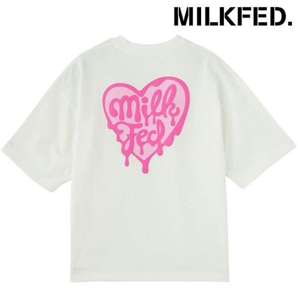 [ ブランド ] ミルクフェド　MILKFED[ ジャンル ]Tシャツ[ 素　 材 ]綿100%[ サイズ ]着丈×身幅×肩幅×袖丈（cm）Mサイズ：59×57×56×21Lサイズ：66×60×59×22 ※カタログ表記サイズの為、実寸とは...