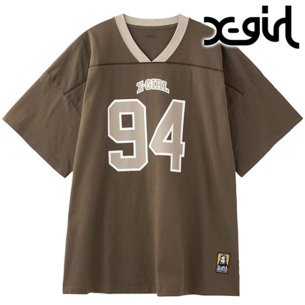 [ ブランド ] エックスガール　X-girl[ ジャンル ]Tシャツ／半袖／ワンピース[ 素　 材 ]綿100％[ サイズ ]着丈×身幅×肩幅×袖丈（cm）Sサイズ：70×67×64×16Mサイズ：74×71×68×17※カタログ表記サイ...