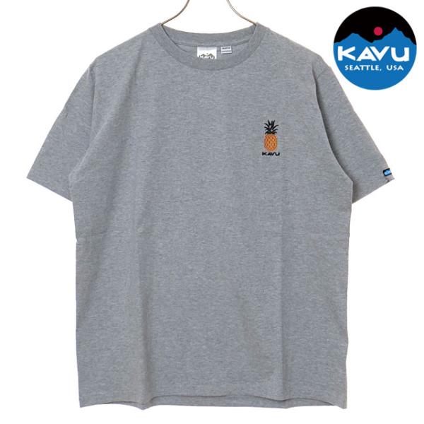[ ブランド ] カブー　KAVU[ ジャンル ]Tシャツ／半袖[ 素　 材 ]綿100％[ 原産国 ]中国[ サイズ ]着丈×身幅×肩幅×袖丈（cm）Mサイズ：67×56×45×23Lサイズ：69×58×46×24※カタログ表記サイズの為...
