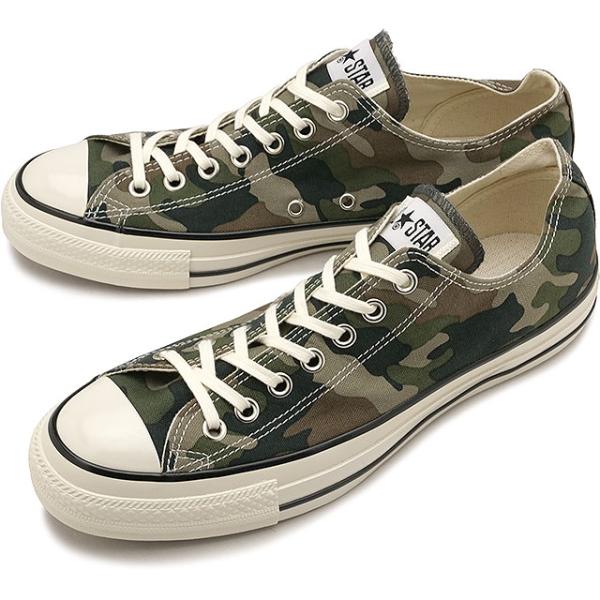 [ ブランド ] コンバース 　CONVERSE[ ジャンル ]スニーカー[ 素　 材 ]アッパー：キャンバス[ 原産国 ]インドネシアヴィンテージ感溢れるオールスターエイジド。90年代のアーカイブであるウッドランカモパターンをベースにした...