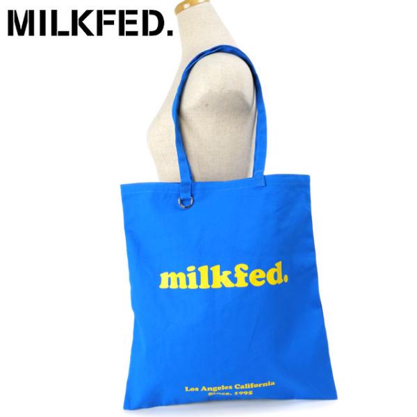 [ ブランド ] ミルクフェド　MILKFED[ ジャンル ]バッグ／トートバッグ[ 素　 材 ]綿100％[ サイズ ]W39×H42（cm）持ち手の長さ：60cm※カタログ表記サイズの為、実寸とは値が異なる場合がございます。16インチノ...