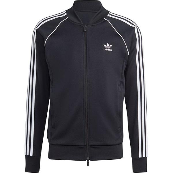 [ ブランド ] アディダス　adidas[ ジャンル ]トラックジャケット／ジャージ[ 素　 材 ]ポリエステル70％／綿30％（インターロック）[ サイズ ]着丈×身幅×裄丈（cm）Sサイズ：66×49.5×85Mサイズ：67×51×8...