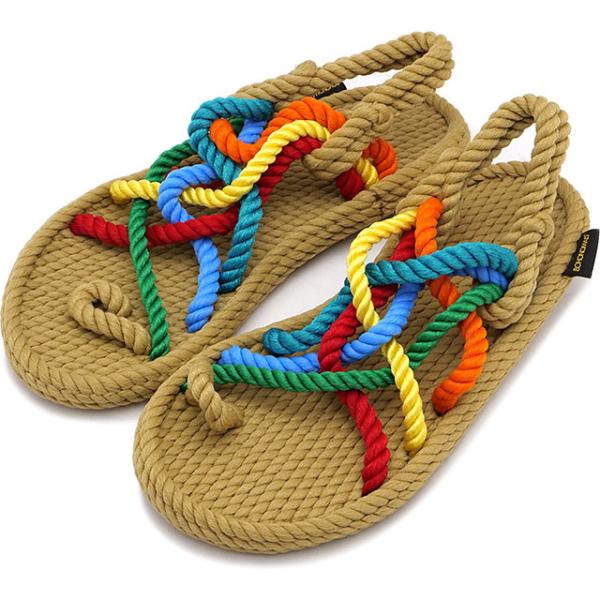 [ ブランド ] ボホノマド 　BOHONOMAD[ ジャンル ]サンダル[ 素　 材 ]アッパー：ポリプロピレン100％アウトソール：天然ラバー100％-発の、環境に優しい「ビーガンロープサンダル」色彩が鮮やかな「CAPEPOINT」は親...