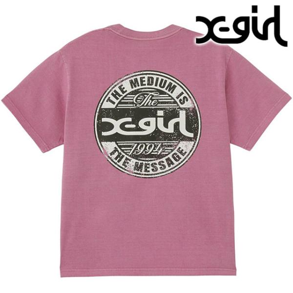 [ ブランド ] エックスガール　X-girl[ ジャンル ]Tシャツ／半袖[ 素　 材 ]綿100％[ サイズ ]着丈×肩幅×身幅×袖丈（cm）Sサイズ：54×40×46×17Mサイズ：57×42×49×18Lサイズ：61×45×53×2...