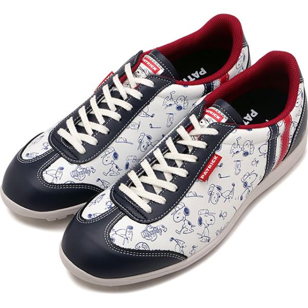 [ ブランド ] パトリック 　PATRICK[ ジャンル ]スニーカー／ゴルフシューズ[ 素　 材 ]アッパー：ステアレザー（牛革）可愛らしいデザインのスペシャルモデルPATRICKのゴルフシューズ『PAMIR-CP/SNP』がラインナッ...