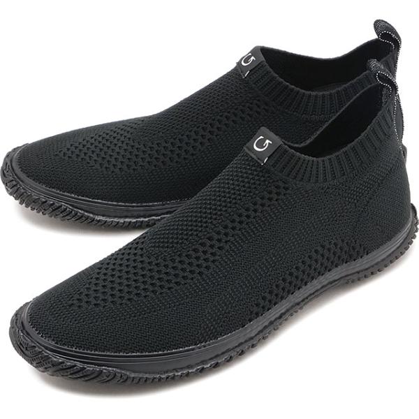 [ ブランド ] スピングル　SPINGLE[ ジャンル ]スニーカー[ 素　 材 ]アッパー：ナイロン／ポリエステル[ 原産国 ]日本シックに決まる、オールブラックの快適スリッポンナイロンのジャガード織りニットを使用したスリッポンモデル。...