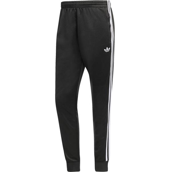[ ブランド ] アディダス　adidas[ ジャンル ]ジャージ／トラックパンツ[ 素　 材 ]ポリエステル70％／綿30％[ 原産国 ]パキスタン[ サイズ ]ウエスト×股上×股下×ヒップ×裾回り（cm）Mサイズ：72×29×72×98...