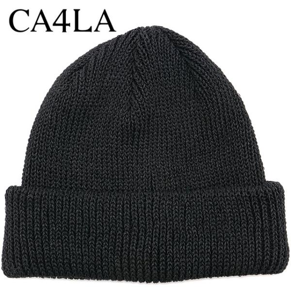 [ ブランド ] カシラ　CA4LA[ ジャンル ]帽子／ニットキャップ[ 素　 材 ]ポリエステル58％／紙42％[ 原産国 ]日本快適素材×自在なボリューム感。毎日かぶりたくなるニットキャップユニセックス対応の折り返しビーニー。かぶり口...