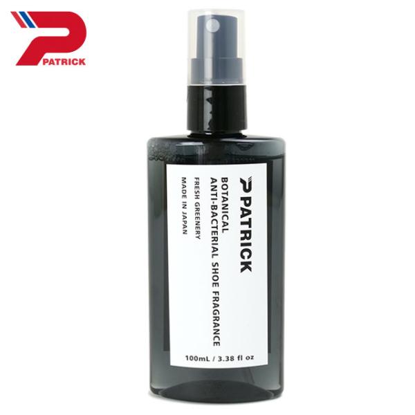 [ ブランド ] パトリック 　PATRICK[ ジャンル ]シューズスプレー[ 容量 ]100ml植物のチカラで足元すっきり、爽やかに植物性と穀物性の天然成分を配合した「ボタニカルアンチバクテリアル シューズスプレー」。靴の中の気になるニ...