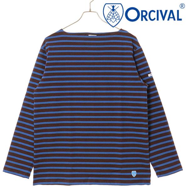 [ ブランド ] オーシバル　ORCIVAL[ ジャンル ]Tシャツ／カットソー／長袖[ 素　 材 ]コットン100％[ サイズ ]着丈×身幅×肩幅×袖丈（cm）2（レディースL）サイズ：62.5×47×38×544（メンズM）サイズ：67...