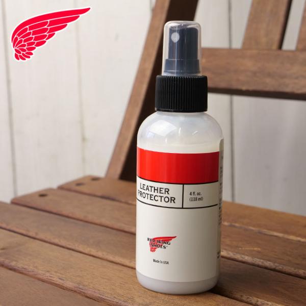 [ ブランド ] レッドウィング 　RED WING[ ジャンル ]防水スプレー／シューズ用ケア用品[ 成　分 ]イソプロピルアルコール[ 内容量 ]4fl（118ml）汚れ、水分から皮革を守るプロテクターシリコンを使用しない画期的な皮革保...