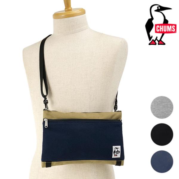 [ ブランド ] チャムス　CHUMS[ ジャンル ]サコッシュバッグ／ショルダーバッグ／斜め掛け[ 素　 材 ]Body：Sweat Cotton 70％／Polyester 30％Parts：Cordura 1000D Nylon 10...