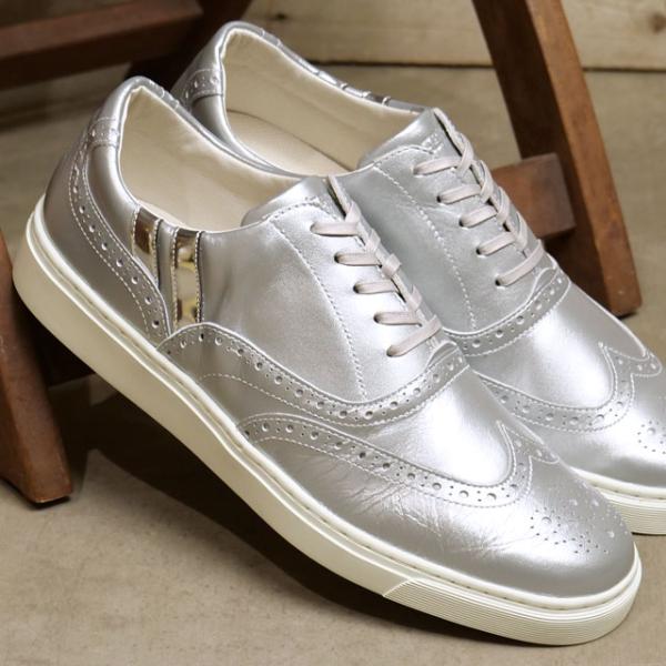 [ ブランド ] パトリック 　PATRICK[ ジャンル ]スニーカー[ 素　 材 ]アッパー：ステアレザーメタリックカラーが目を惹く洗練された一足。アッパーにメタリックカラーのソフトなステアレザーを使用した『PENNER-MT（ぺネル・...