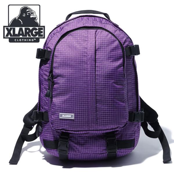 [ ブランド ] エクストララージ　XLARGE[ ジャンル ]バッグ／リュック／デイパック[ 素　 材 ]表地：ナイロン100％裏地：ポリエステル100％[ サイズ ]W31×H43×D16（cm）※カタログ表記サイズの為、実寸とは値が異...