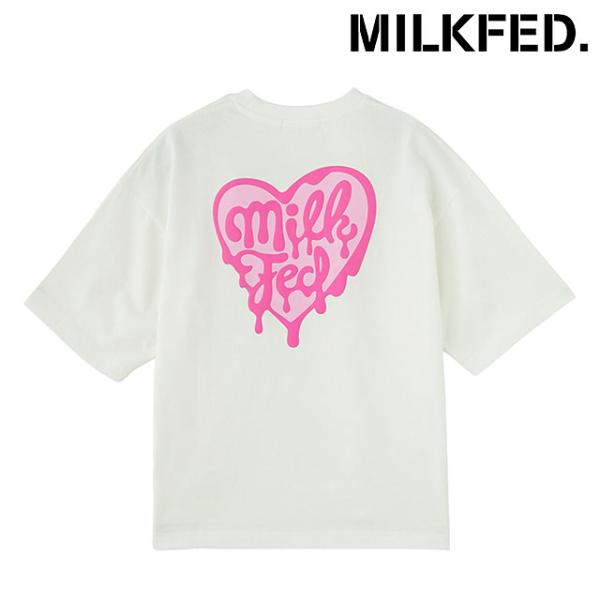 [ ブランド ] ミルクフェド　MILKFED[ ジャンル ]Tシャツ[ 素　 材 ]綿100%[ サイズ ]着丈×身幅×肩幅×袖丈（cm）Mサイズ：59×57×56×21Lサイズ：66×60×59×22 ※カタログ表記サイズの為、実寸とは...