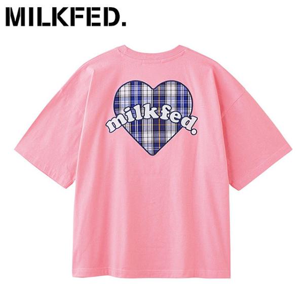 [ ブランド ] ミルクフェド　MILKFED[ ジャンル ]Tシャツ[ 素　 材 ]本体：綿100％刺繍糸：ポリエステル100％[ サイズ ]着丈×身幅×肩幅×袖丈（cm）Mサイズ：59×57×56×21Lサイズ：66×60×59×22 ...
