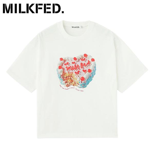 [ ブランド ] ミルクフェド　MILKFED[ ジャンル ]Tシャツ[ 素　 材 ]綿100％[ サイズ ]着丈×身幅×肩幅×袖丈（cm）Mサイズ：59×57×56×21Lサイズ：66×60×59×22 ※カタログ表記サイズの為、実寸とは...