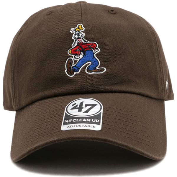 [ ブランド ] フォーティーセブン 　'47[ ジャンル ]帽子／キャップ[ 素　 材 ]コットンナチュラルカラーで楽しむ、大人のディズニースタイルフロントにグーフィーの刺繍をあしらった「’47 CLEAN UP」。落ち着いたブラウンカラ...