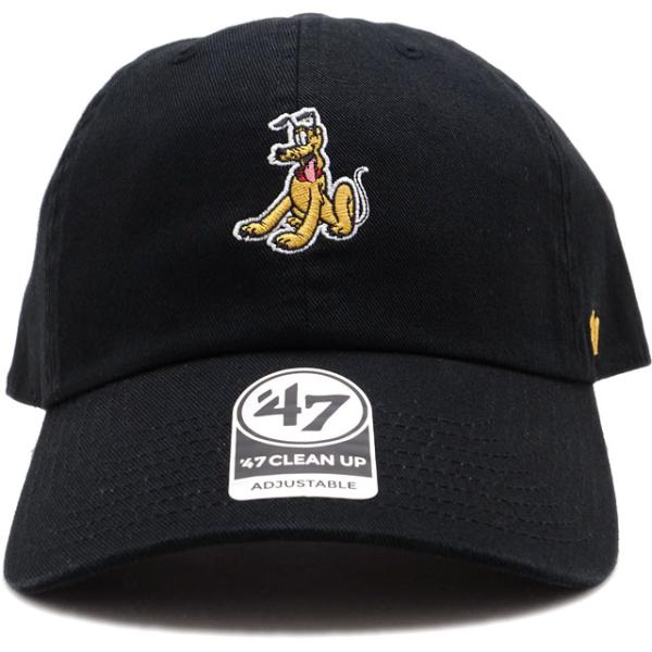 [ ブランド ] フォーティーセブン 　'47[ ジャンル ]帽子／キャップ[ 素　 材 ]コットンナチュラルカラーで楽しむ、大人のディズニースタイルフロントにプルートの刺繍を施した「’47 CLEAN UP」。シックなブラックカラーのボデ...