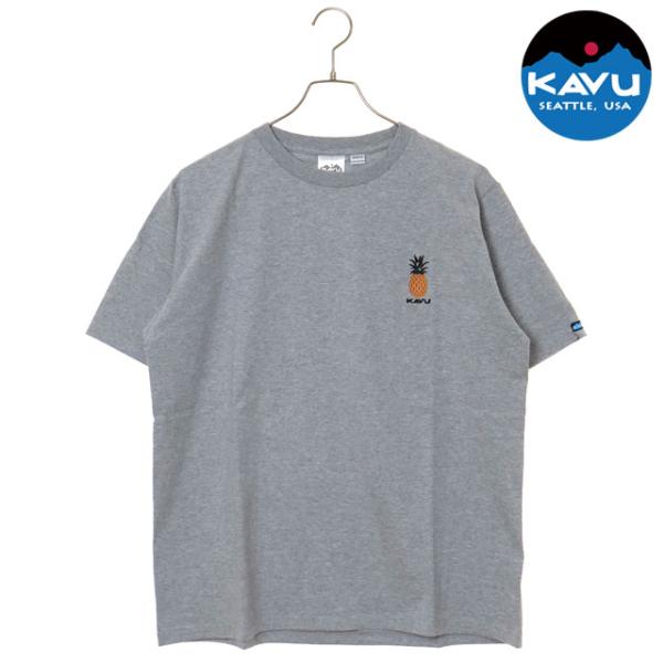 [ ブランド ] カブー　KAVU[ ジャンル ]Tシャツ／半袖[ 素　 材 ]綿100％[ 原産国 ]中国[ サイズ ]着丈×身幅×肩幅×袖丈（cm）Mサイズ：67×56×45×23Lサイズ：69×58×46×24※カタログ表記サイズの為...