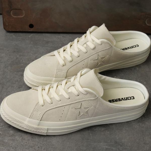 [ ブランド ] コンバース 　CONVERSE[ ジャンル ]スニーカー／ミュール[ 素　 材 ]アッパー：スエード[ 原産国 ]カンボジアリラックス感と上品さを足元に海外産ワンスタースエードのパターンアレンジモデル。着脱しやすいミュール...