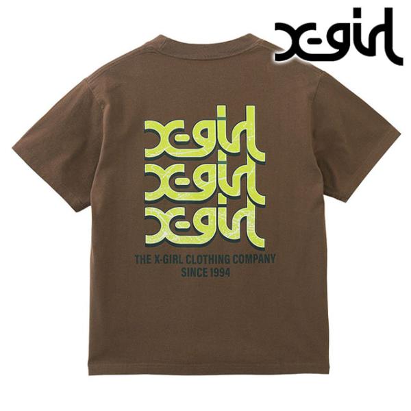 [ ブランド ] エックスガール　X-girl[ ジャンル ]半袖／Tシャツ[ 素　 材 ]綿100％[ サイズ ]着丈×身幅×肩幅×袖丈（cm）Sサイズ：54×46×40×17Mサイズ：57×49×42×18Lサイズ：61×53×45×2...