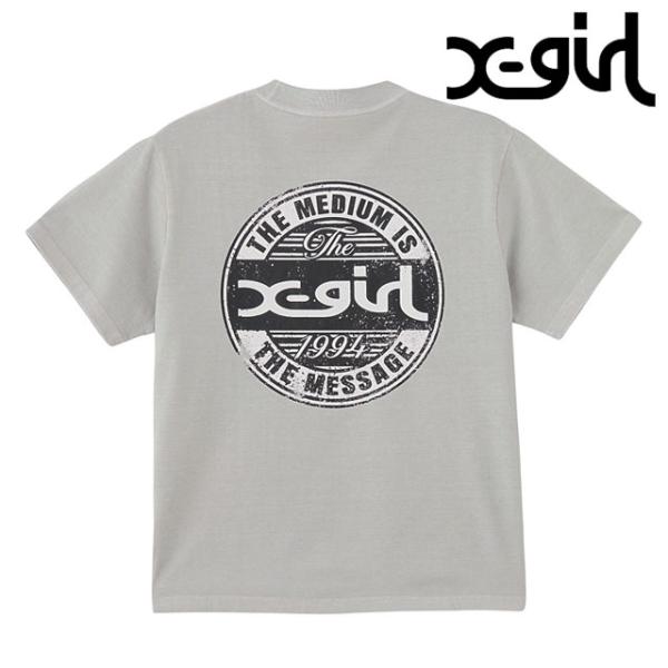 [ ブランド ] エックスガール　X-girl[ ジャンル ]Tシャツ／半袖[ 素　 材 ]綿100％[ サイズ ]着丈×肩幅×身幅×袖丈（cm）Sサイズ：54×40×46×17Mサイズ：57×42×49×18Lサイズ：61×45×53×2...