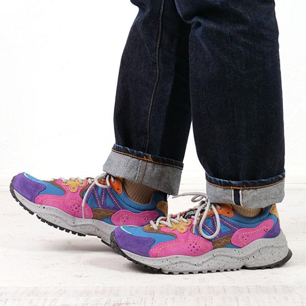 [ ブランド ] フラワーマウンテン　Flower MOUNTAIN[ ジャンル ]スニーカー／トレッキングシューズ[ 素　 材 ]アッパー：ピッグレザー／ナイロン「YAMANO3」と近いデザインポリシーを持つ、軽アクティビティ向けトレッキ...