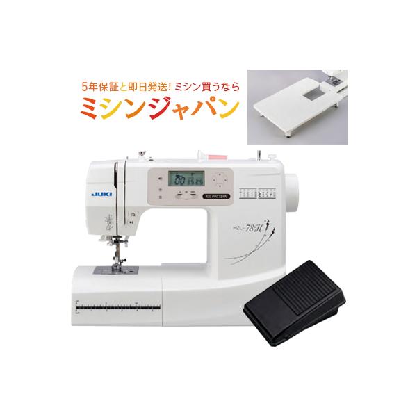 ■サイズ・重量■高さ29.7cm、幅39.9cm、奥行17.8cm／重量5.6kg■主な機能■模様数100パターン液晶画面クイック下糸セット針基線変更止め縫いボタン/模様完結止め縫い自動ボタン穴かがり自動糸通し針上下/針停止位置切替えオート...