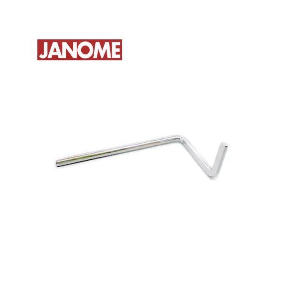 〜 ジャノメ家庭用ミシン コンピューターミシン おさえ 交換部品 オプションパーツ 別売り 蛇の目JANOME　家庭用ミシン　水平全回転釜用【メーカー純正品】【棒定規(キルトステッチ定規)】です。押さえホルダーにある穴に通して使います。 自...