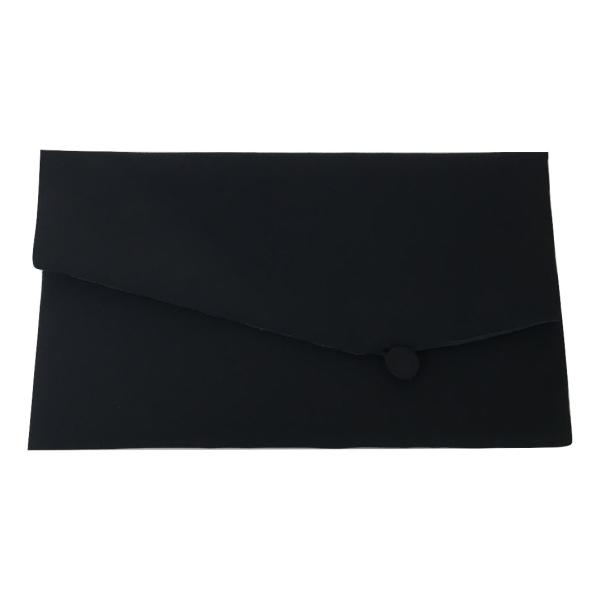 【名　称】 フォーマル　くるみボタン ふくさポーチ 【サイズ】 １２．５×２１ｃｍ 【材　質】 ポリエステル100％ 【カラー】 ブラック【特　徴】 シンプルでかわいいくるみボタンが３つあしらわれたポーチ。。作りもしっかりしているので高級感...