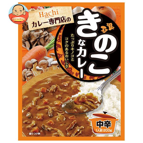まとめ買いで送料がオトク！2ケースまでは、送料1個口（1梱包）の配送料金でお届けします。1個あたりの商品価格127円（税別）Hachi レトルトカレー 1人前 きのこカレー