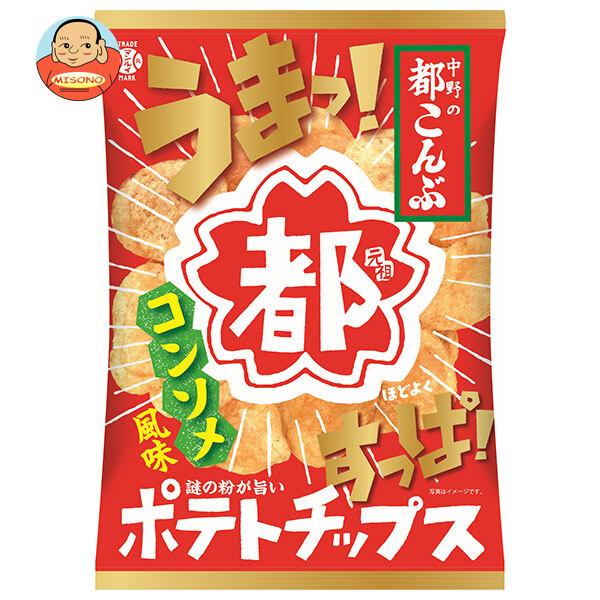 まとめ買いで送料がオトク！2ケースまでは、送料1個口（1梱包）の配送料金でお届けします。1袋あたりの商品価格313円（税別）お菓子 おやつ スナック菓子 ポテチ 酢こんぶ コンソメ