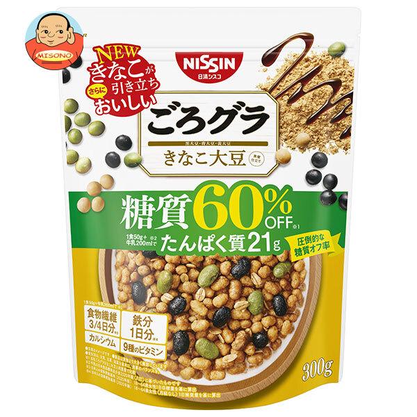 まとめ買いで送料がオトク！2ケースまでは、送料1個口（1梱包）の配送料金でお届けします。1袋あたりの商品価格525円（税別）グラノーラ シリアル 糖質オフ 朝食 きなこ 大豆