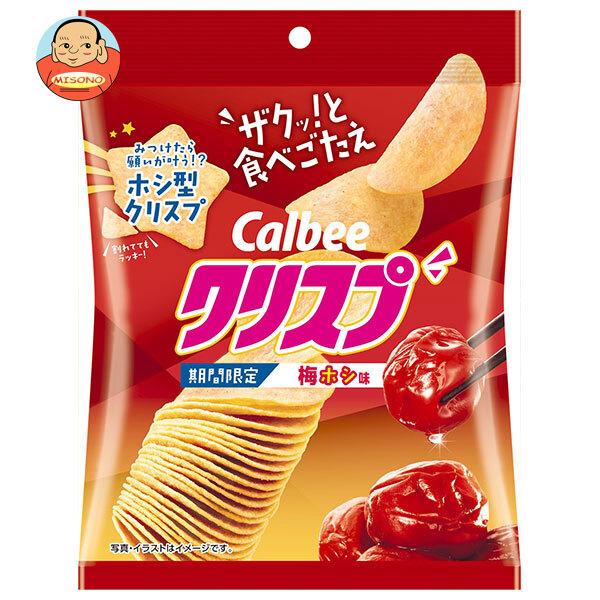 まとめ買いで送料がオトク！1ケースまでは、送料1個口（1梱包）の配送料金でお届けします。1袋あたりの商品価格105円（税別）お菓子 スナック菓子 Calbee 梅 期間限定