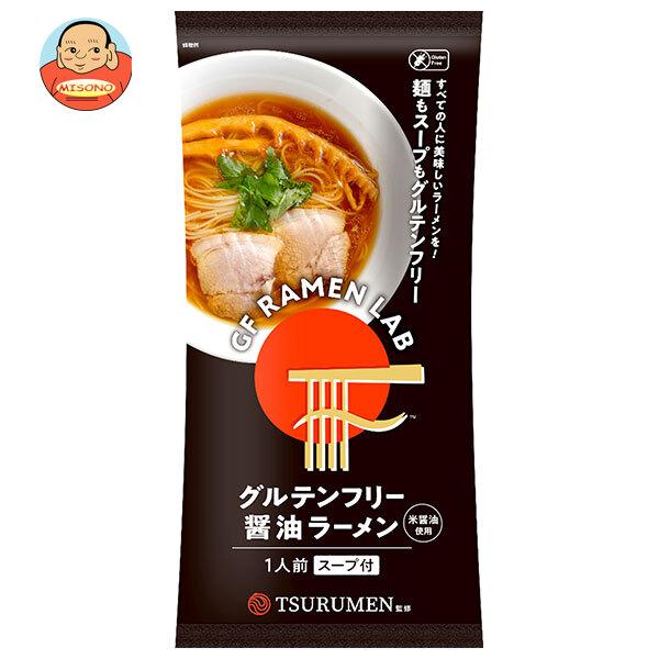 まとめ買いで送料がオトク！2ケースまでは、送料1個口（1梱包）の配送料金でお届けします。1袋あたりの商品価格268円（税別）GF RAMEN LAB グルテンフリー 醤油 ラーメン インスタント 袋麺 米粉麺 TSURUMEN