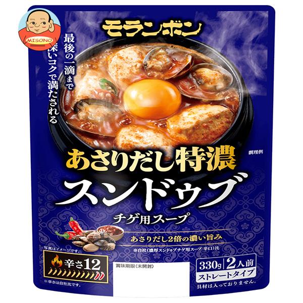 まとめ買いで送料がオトク！3ケースまでは、送料1個口（1梱包）の配送料金でお届けします。1袋あたりの商品価格172円（税別）鍋 鍋つゆ 鍋スープ 辛口 調味料 韓国料理 スンドゥブチゲ 本格韓国鍋 あさり旨味スープ 海鮮だし鍋
