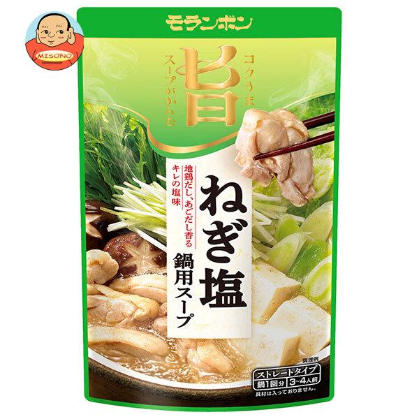 まとめ買いで送料がオトク！2ケースまでは、送料1個口（1梱包）の配送料金でお届けします。1袋あたりの商品価格292円（税別）調味料 ストレート 鍋スープ 塩 しお ネギ塩