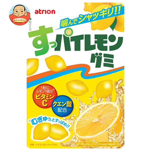 まとめ買いで送料がオトク！3ケースまでは、送料1個口（1梱包）の配送料金でお届けします。1袋あたりの商品価格129円（税別）お菓子 グミ 駄菓子 レモン