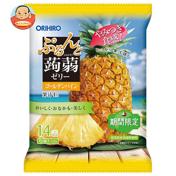 まとめ買いで送料がオトク！3ケースまでは、送料1個口（1梱包）の配送料金でお届けします。1袋あたりの商品価格109円（税別）お菓子 こんにゃくゼリー おやつ パイン