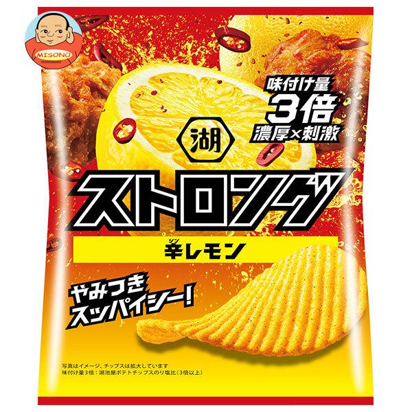まとめ買いで送料がオトク！1ケースまでは、送料1個口（1梱包）の配送料金でお届けします。1袋あたりの商品価格129円（税別）お菓子 スナック菓子 ポテチ レモン 辛