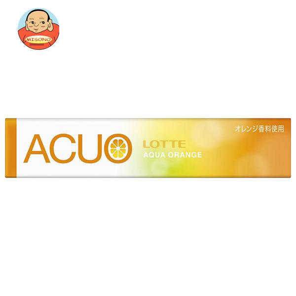 まとめ買いで送料がオトク！3ケースまでは、送料1個口（1梱包）の配送料金でお届けします。1個あたりの商品価格145円（税別）お菓子 ガム アクオ ACUO LOTTE オレンジ