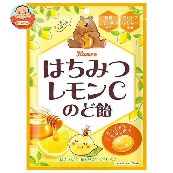まとめ買いで送料がオトク！3ケースまでは、送料1個口（1梱包）の配送料金でお届けします。1袋あたりの商品価格185円（税別）お菓子 あめ キャンディー のど飴 ハチミツ れもん