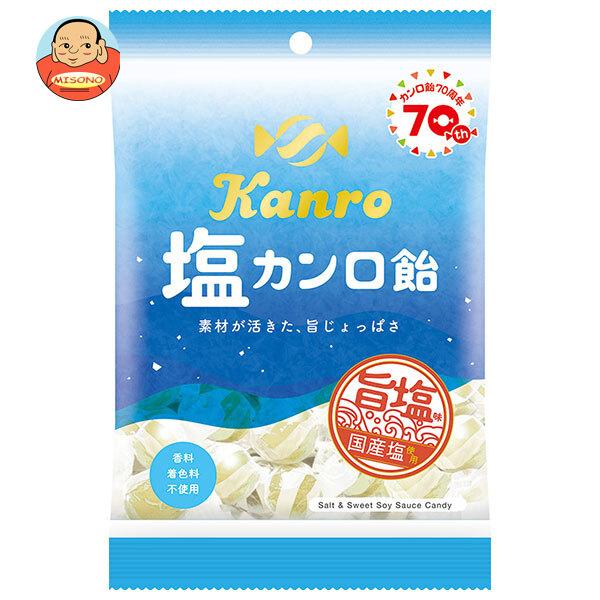 まとめ買いで送料がオトク！3ケースまでは、送料1個口（1梱包）の配送料金でお届けします。1袋あたりの商品価格157円（税別）お菓子 あめ キャンディー 塩 Kanro 国産塩 アメ