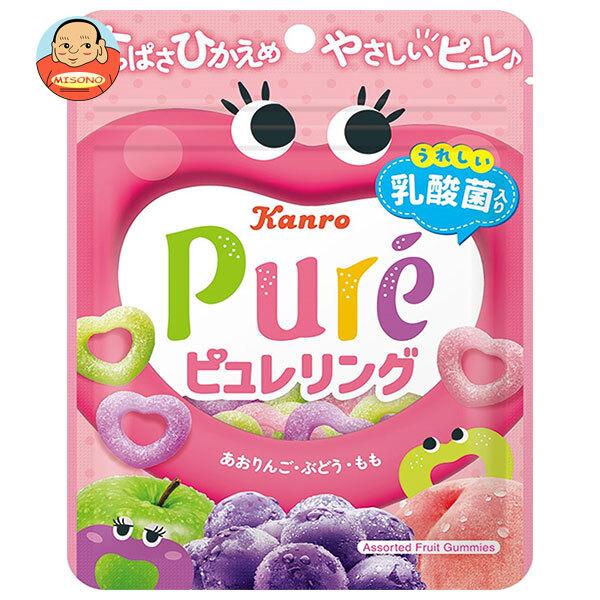 まとめ買いで送料がオトク！3ケースまでは、送料1個口（1梱包）の配送料金でお届けします。1袋あたりの商品価格155円（税別）お菓子 駄菓子 Pure ぐみ グミ りんご ぶどう もも