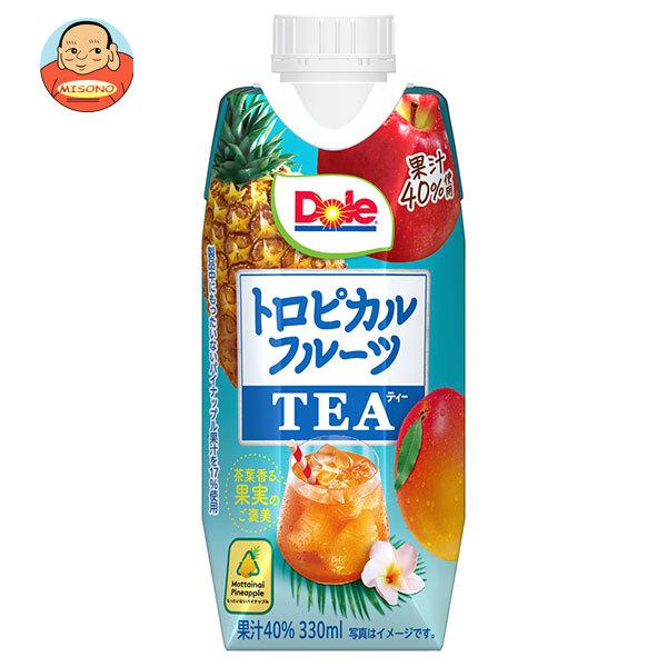 まとめ買いで送料がオトク！3ケースまでは、送料1個口（1梱包）の配送料金でお届けします。1本あたりの商品価格175円（税別）Dole ドール トロピカル フルーツティー 紅茶 フルーツ紅茶 フルーツ