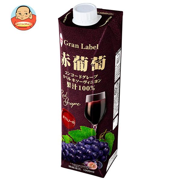 まとめ買いで送料がオトク！2ケースまでは、送料1個口（1梱包）の配送料金でお届けします。1本あたりの商品価格435円（税別）果実飲料 グレープ 紙パック ぶどう 1L 1l 100％